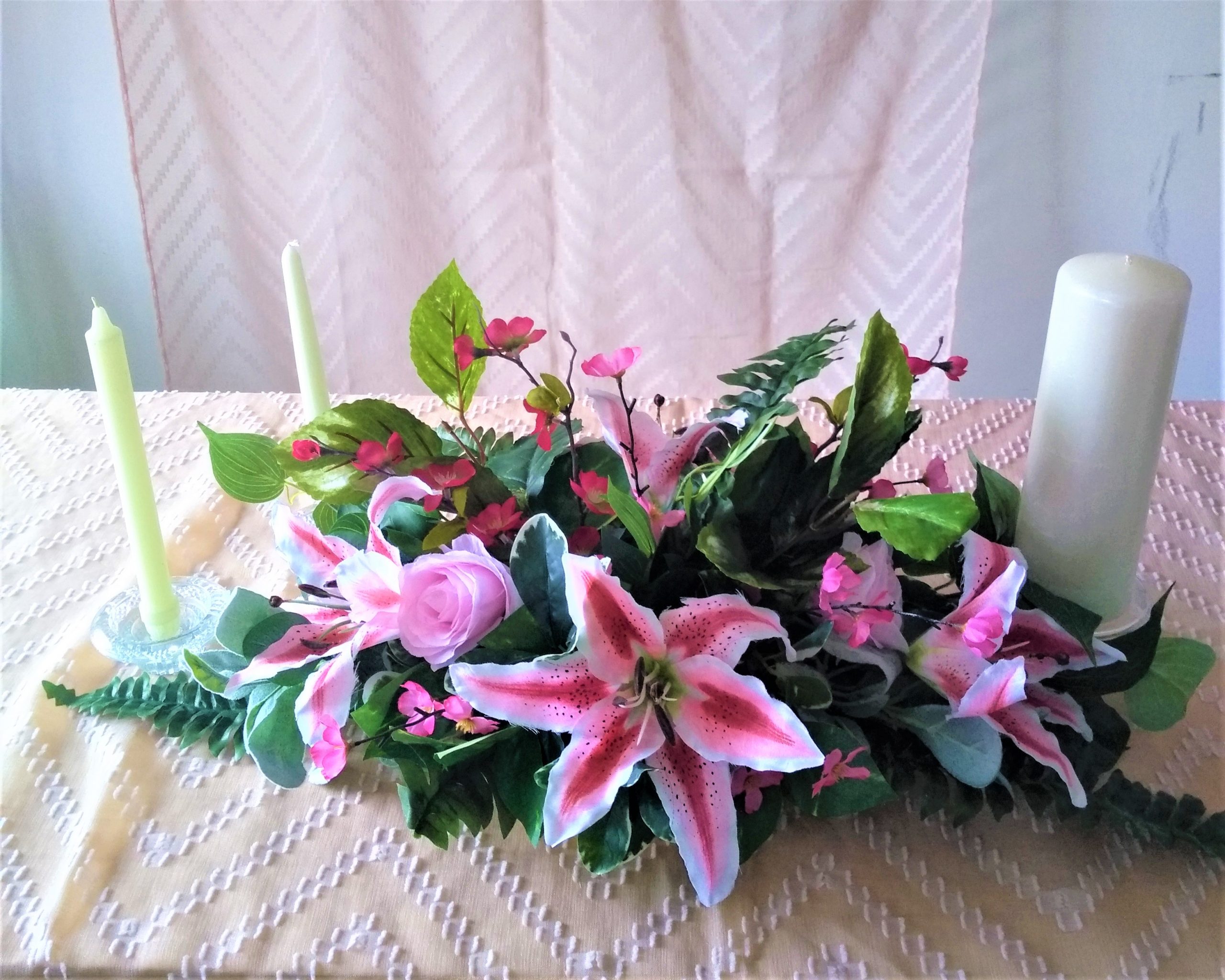 Stargazer Lilly | Cheryl's Wedding Bouquets| Silk Wedding Flowers ...